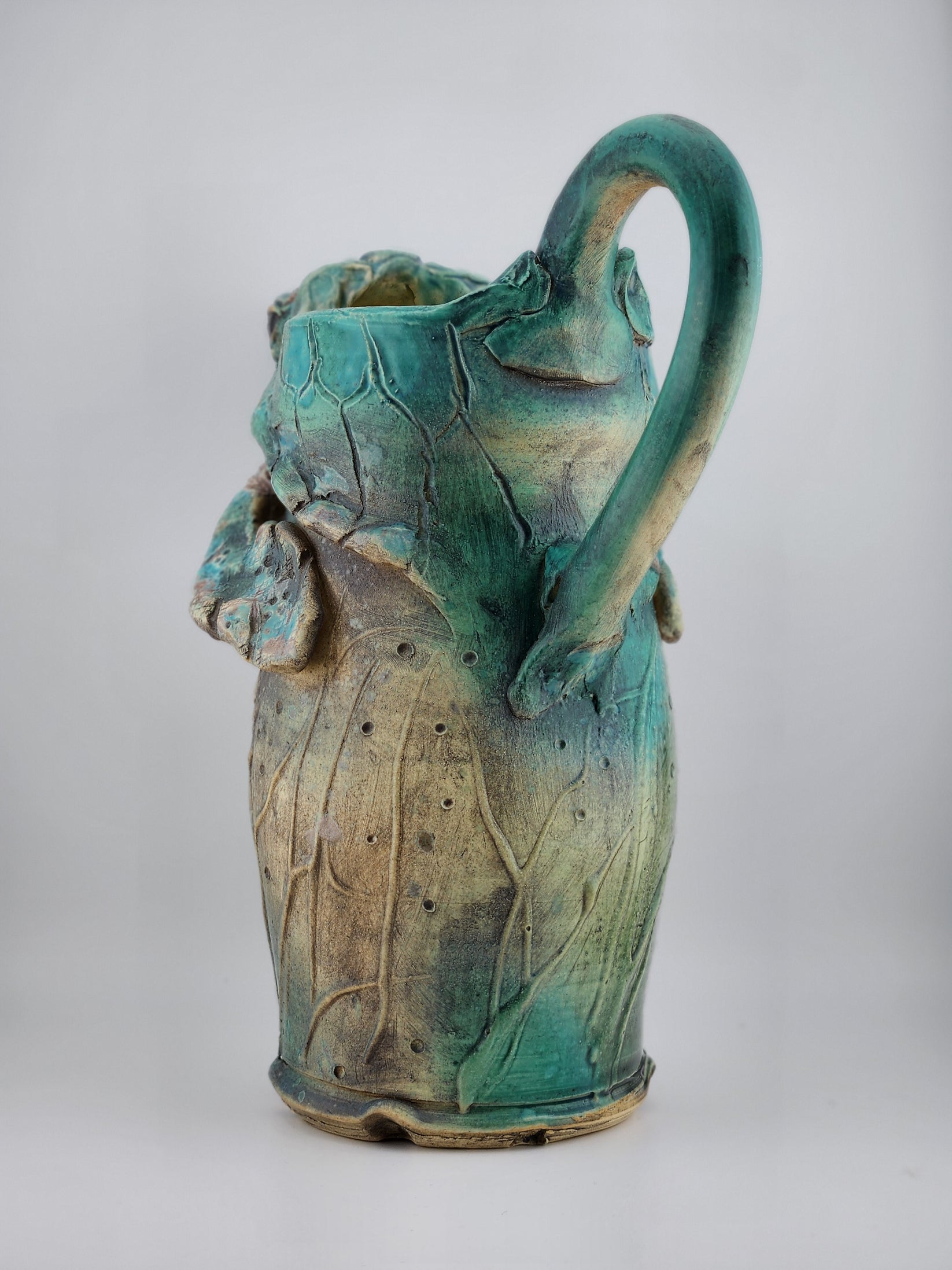 Sea Turtle Pitcher | Painted Finch Gallery